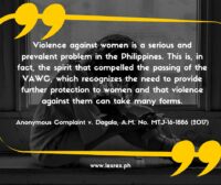 VAWC Law - Lex Rex Ph