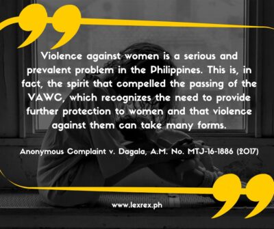 VAWC Law – Lex Rex Ph